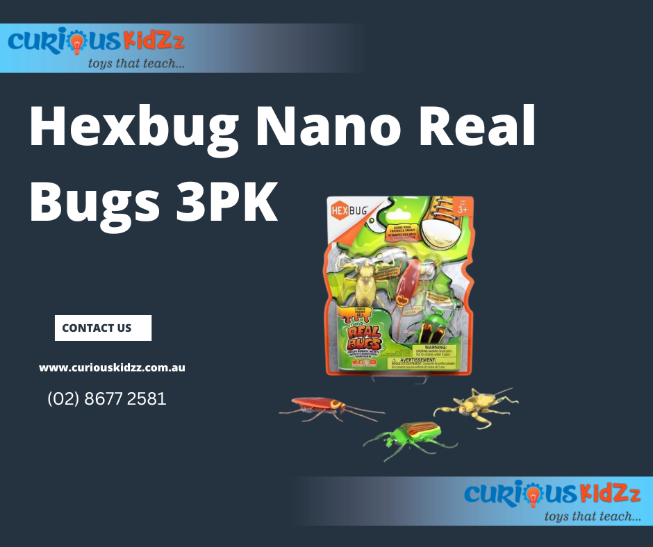 Hexbug Nano Real Bugs 3PK - Curiouskidzz - Medium