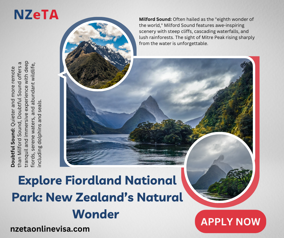 Explore Fiordland National Park: New Zealand’s Natural Wonder | by NZeTA Online Visa | Jun, 2024 ...