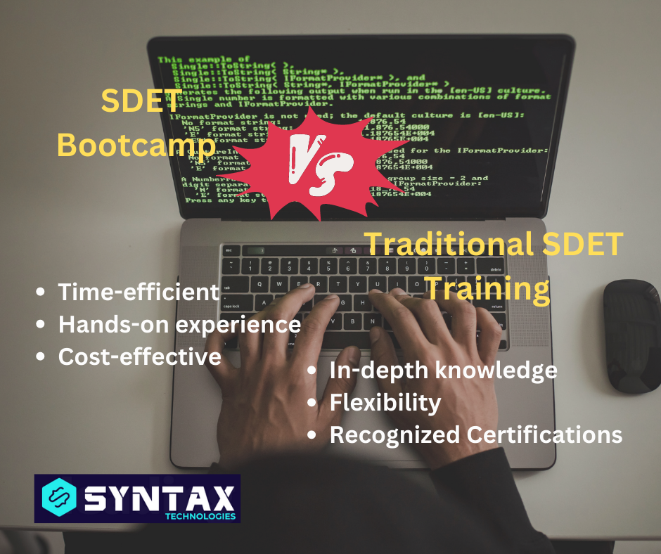 SDET bootcamp vs traditional SDET training: which is better for career growth? | by Syntax ...