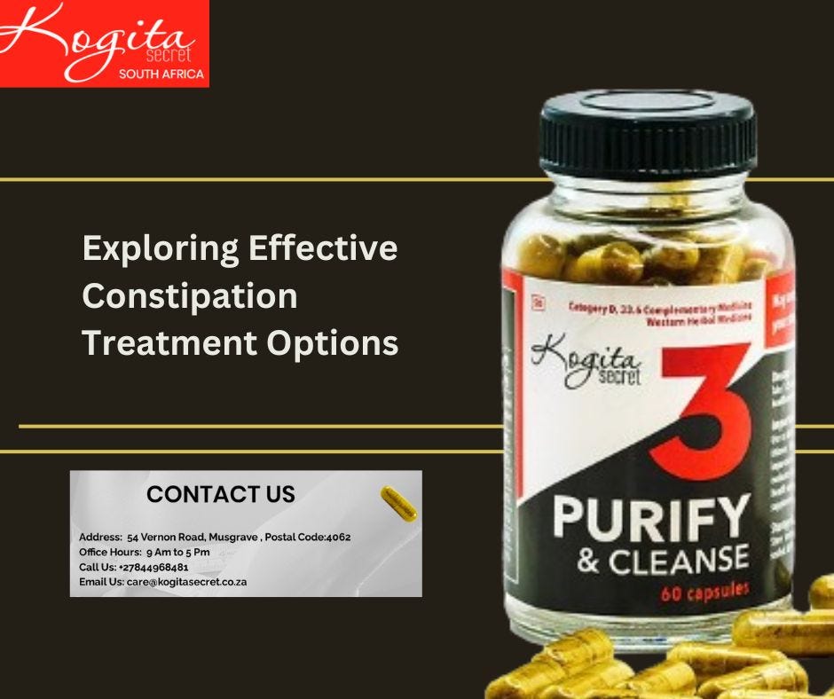 Exploring Effective Constipation Treatment Options | by Kogitasecret ...