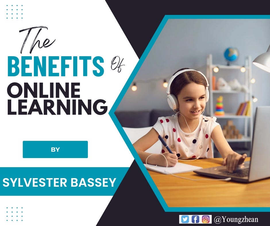 THE BENEFITS OF ONLINE LEARNING. Learn everyday | by Sylvester Bassey | Coinmonks | Medium
