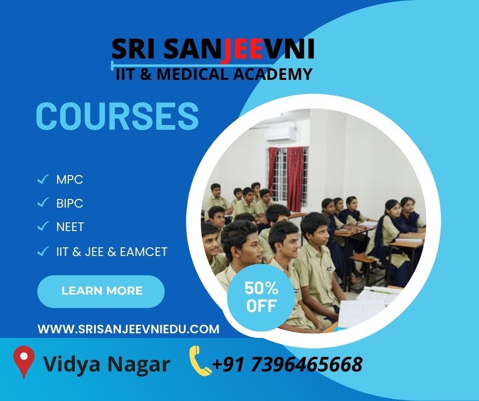 Longterm courses for iit&jee | Longterm courses for jee and neet - sri sanjeevni - Medium