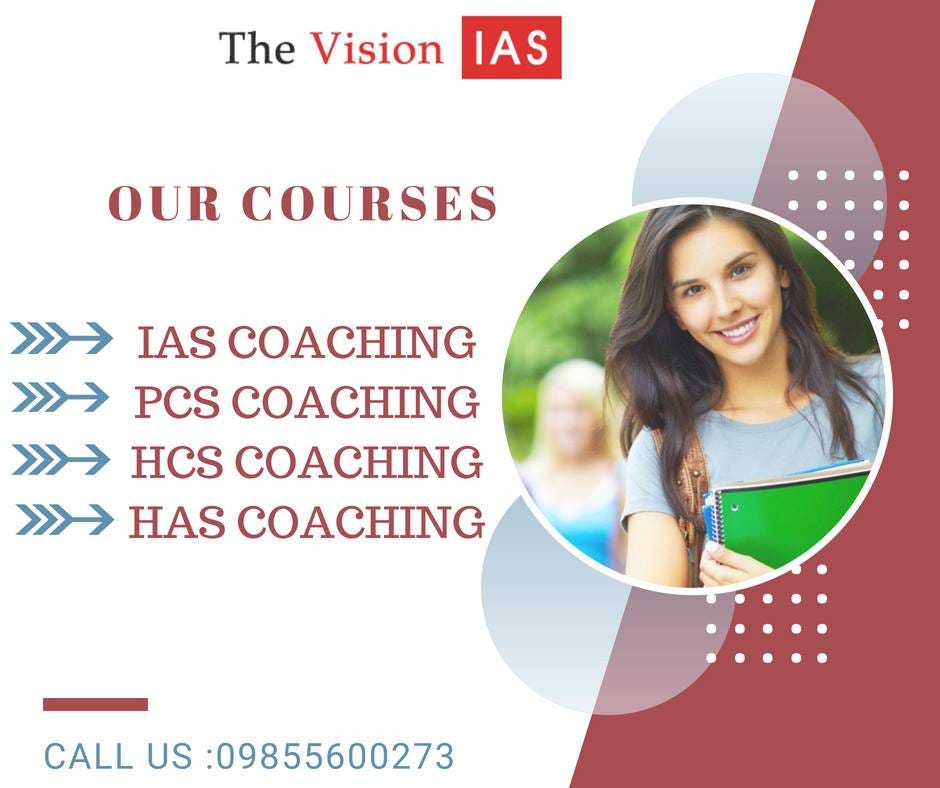 Join The Vision IAS Coaching Institute Chandigarh To Crack IAS Exam ...