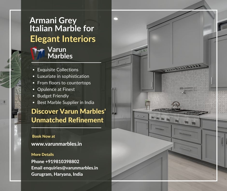 Armani Grey Italian Marble for Elegant Interiors | by Varunmarbles ...
