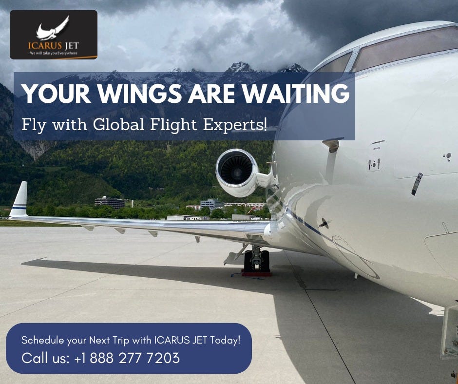 Private Jet Charter - Icarus Jet - Medium
