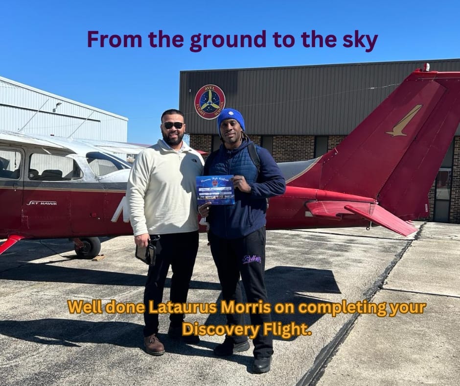 Congratulations to our Avel flight school student Lataurus Morris for ...