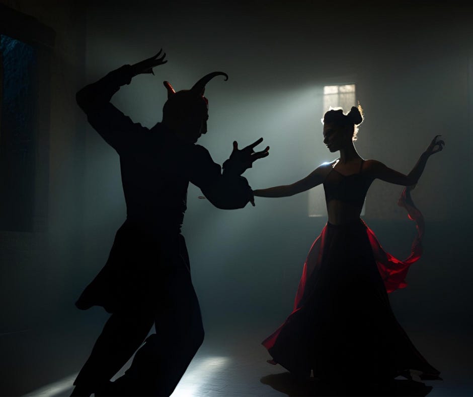 Dancing With the Devil. The turbulent turmoil and mind… | by Victoria ...