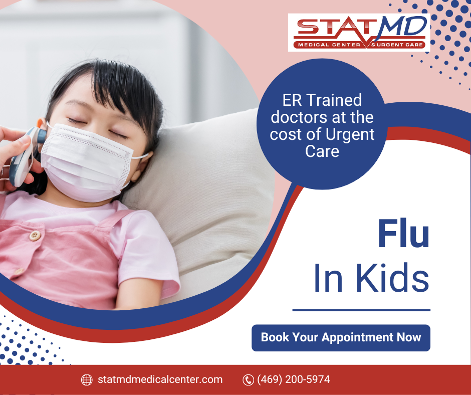 Flu in kids causes a high fever, body aches, a cough, and other ...