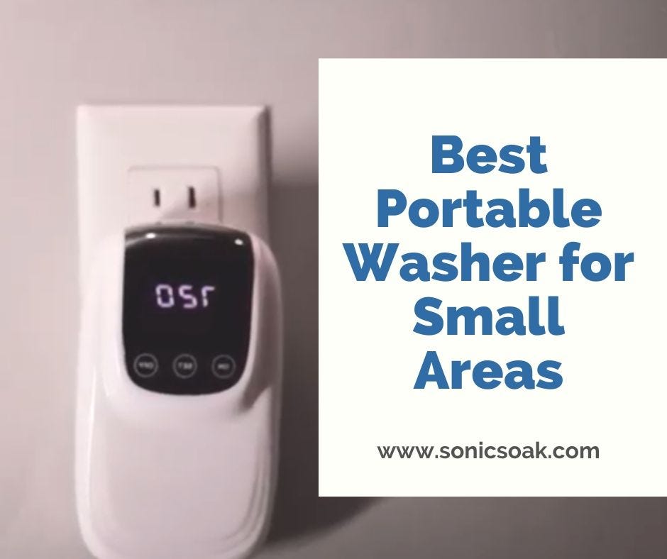 Best Portable Washer for Small Areas | by Sonic soak | Medium