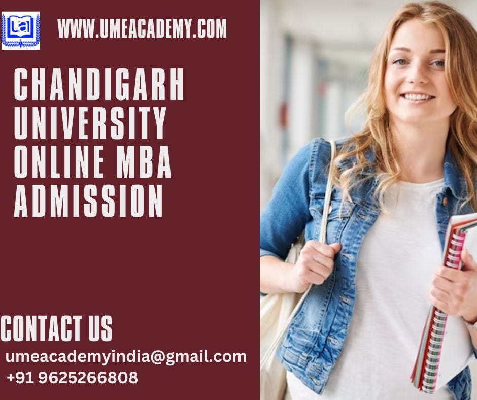 Chandigarh University Online MBA Admission - jitendra choudhary16 - Medium