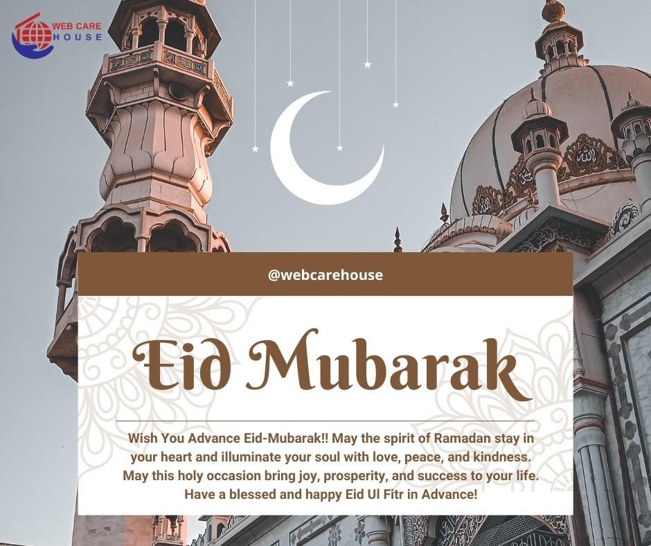 Advance Eid Mubarak In Advance