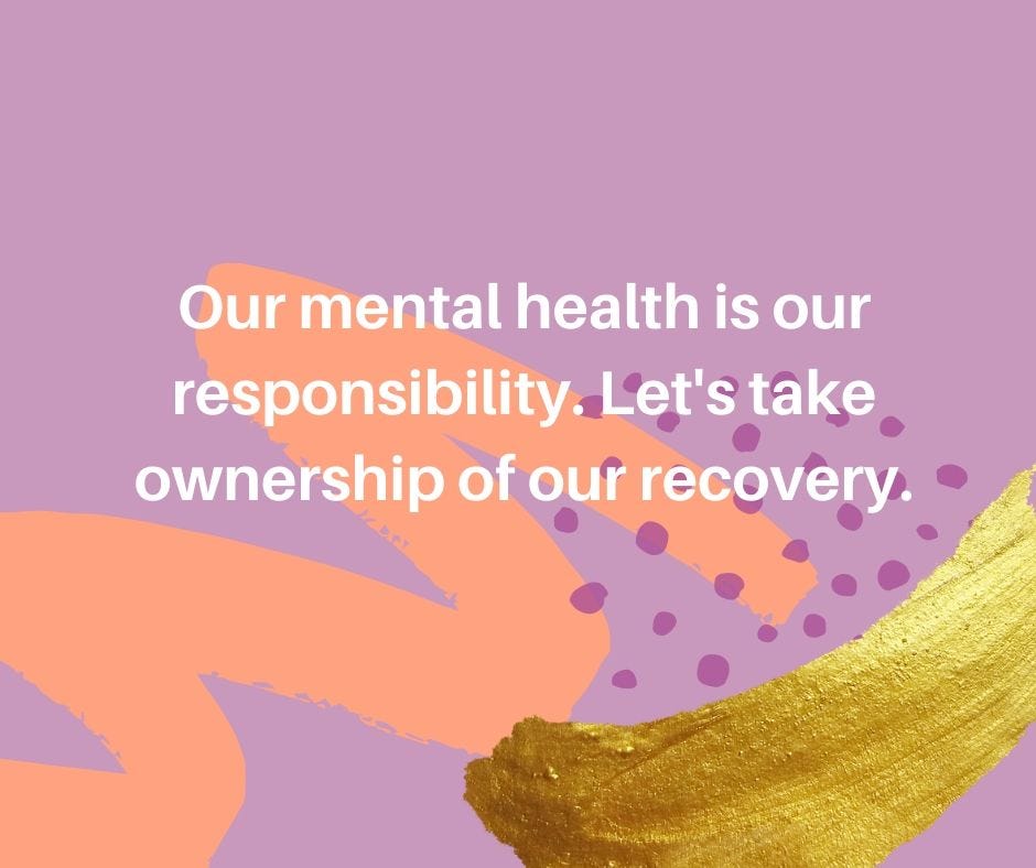 We are Responsible of our Own Recovery | by Mai Cadiz-Valencia | Medium