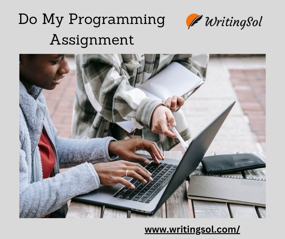 Do My Programming Assignment - Writing Sol - Medium