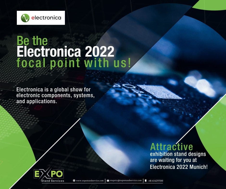 ELECTRONICA MUNICH | Exhibition stand builder for ELECTRONICA | Expo ...