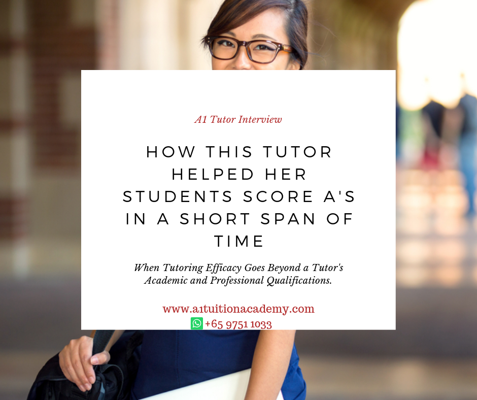 How This Tutor Helped Her Students Score A’s in a Short Span of Time ...