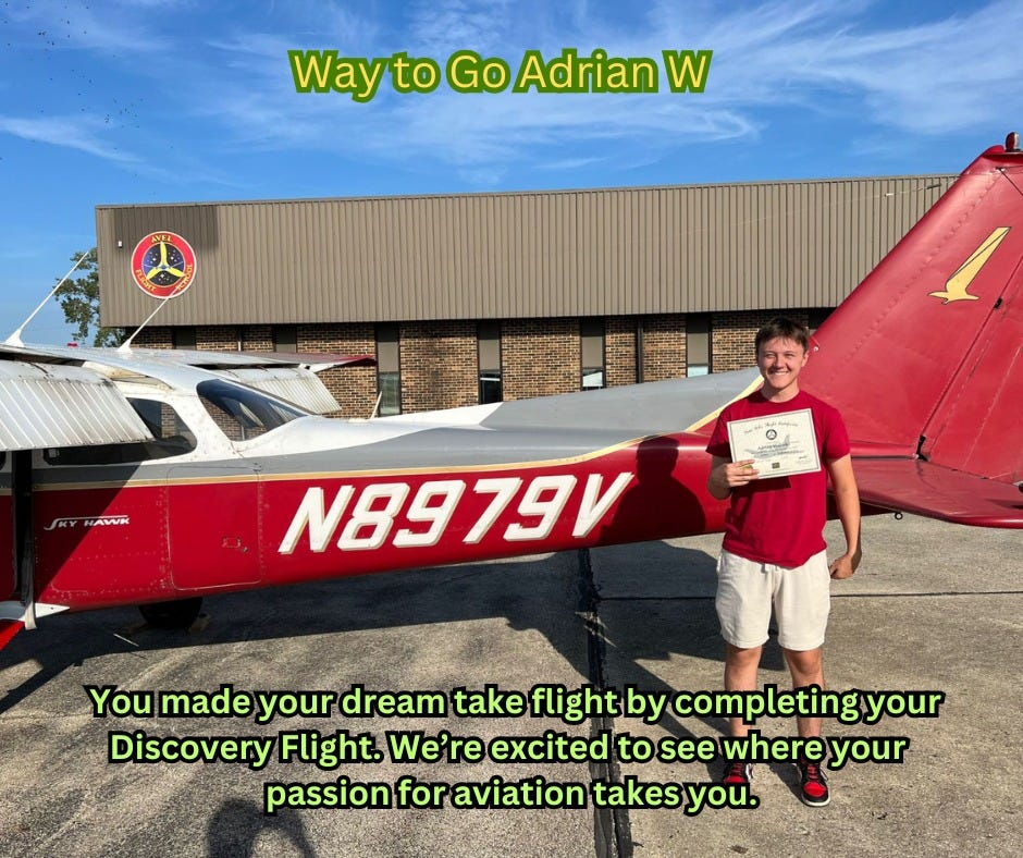 🌟 A Big Congrats Adrian W 🌟 You have completed the First Solo on ...