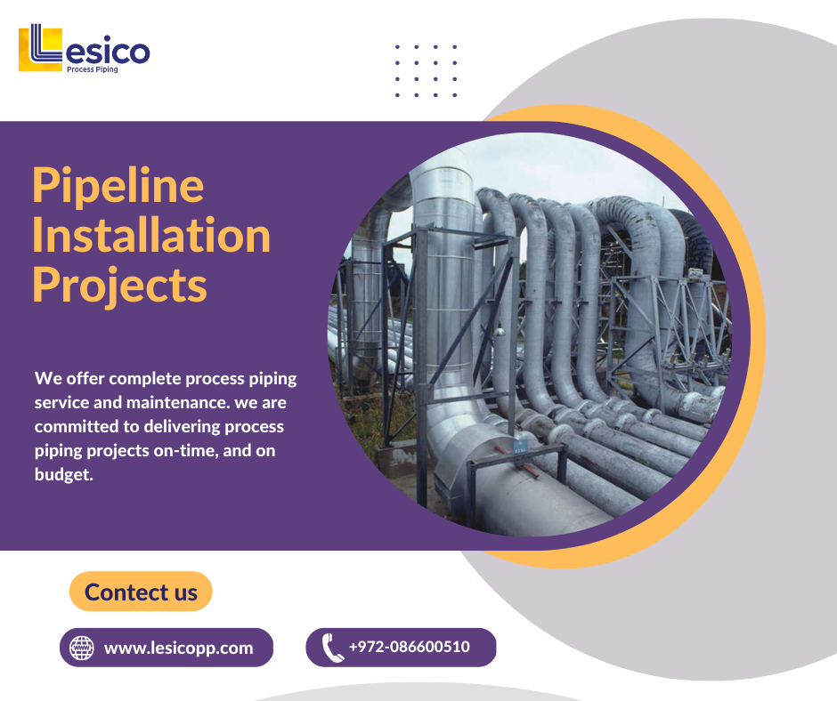 Pipeline Installation Projects | Lesico Process Piping - Lesicopp - Medium