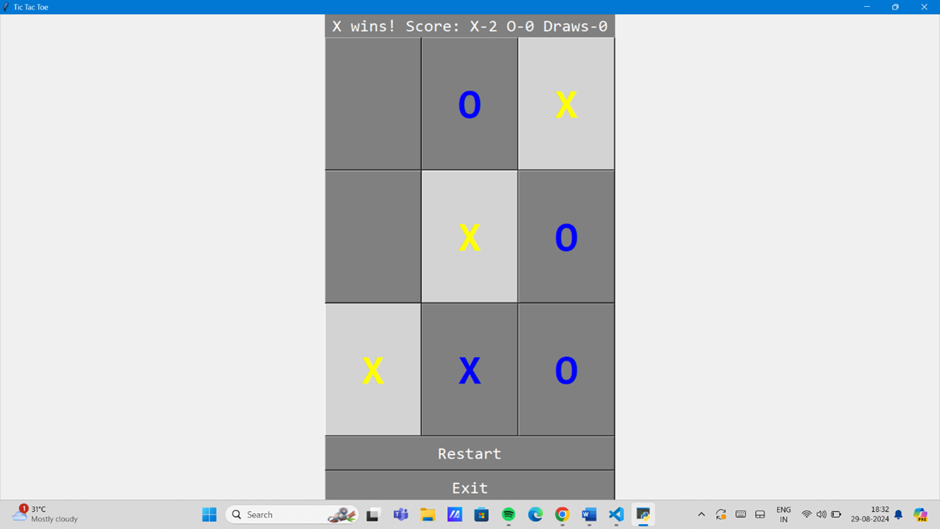 Developing a Tic-Tac-Toe Game in Python | by Angelgarg | Aug, 2024 | Medium