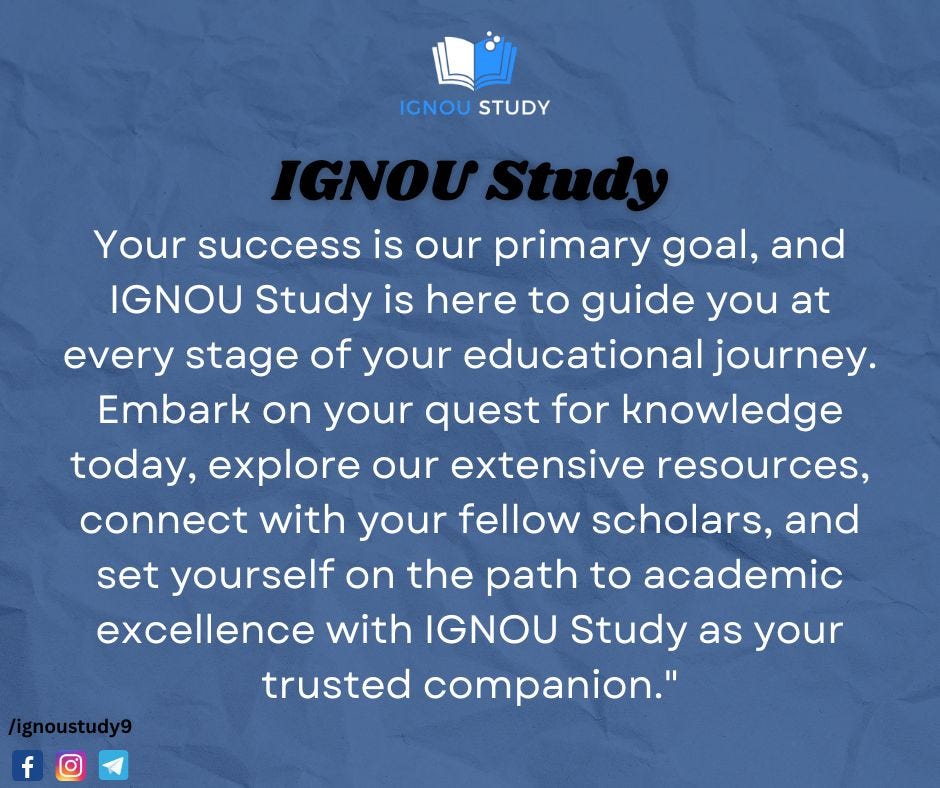 IGNOU Study: Your Gateway to Academic Excellence | by Vartik | Medium