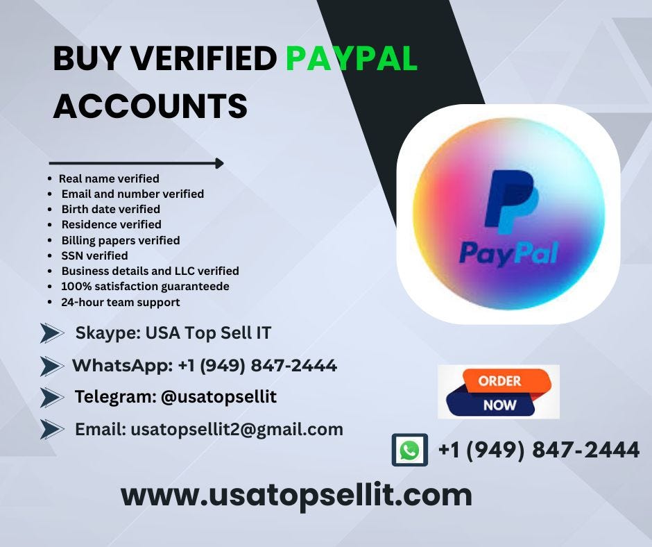 Buying Verified PayPal Accounts — Benefits and Advantages | by ...