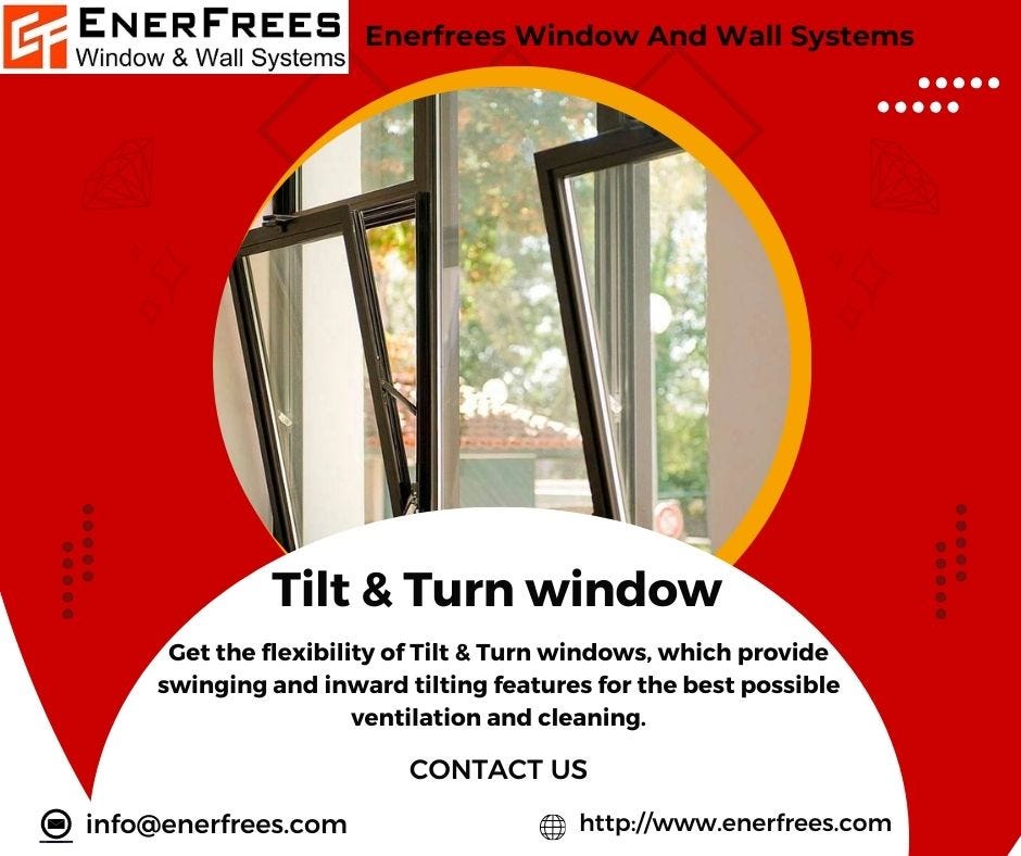Enerfrees Tilt & Turn Windows Offer Versatility and Efficiency. - Enerfrees Window And Wall ...