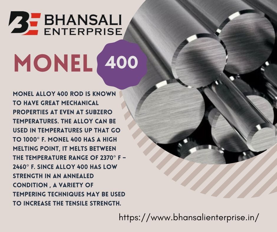“Monel 400 Round Bar.” - BhansaliEnterprise - Medium