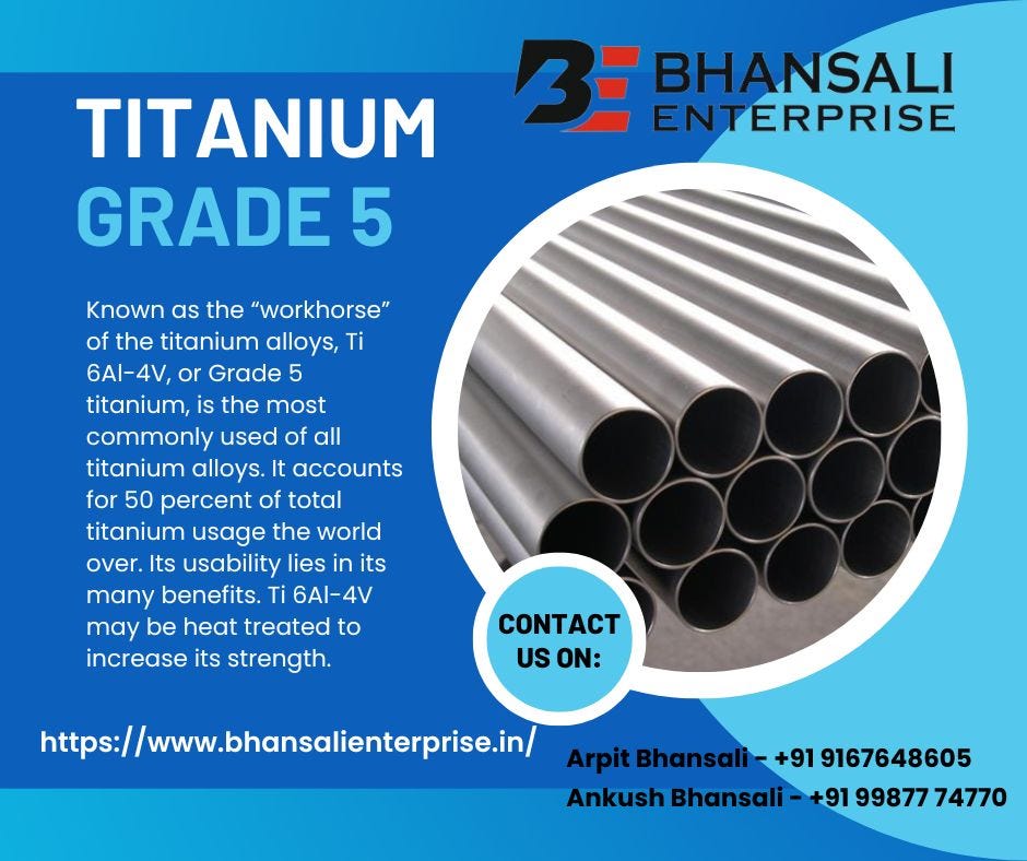 “Titanium Grade 5.” - BhansaliEnterprise - Medium