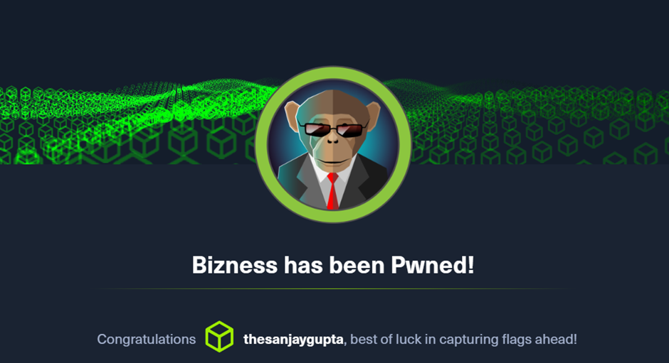 Bizness|HTB|Walkthrough. As always started the 1st step with an… | by Sanjay Gupta | Medium