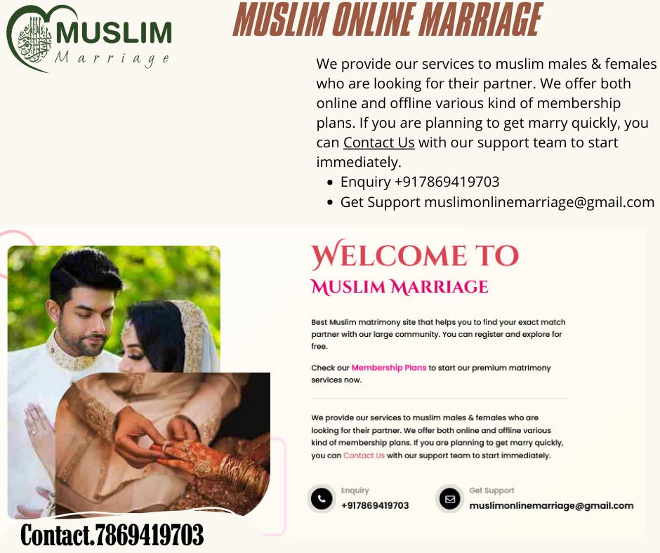 Muslim Site Marriage: Finding Love Online | by Mudassarlive | Feb, 2024 ...