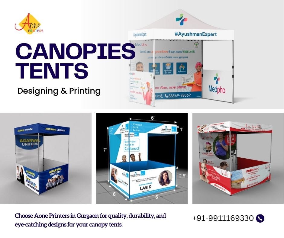 Canopy Printers in Gurgaon | Aone Printers - A-one Printing - Medium