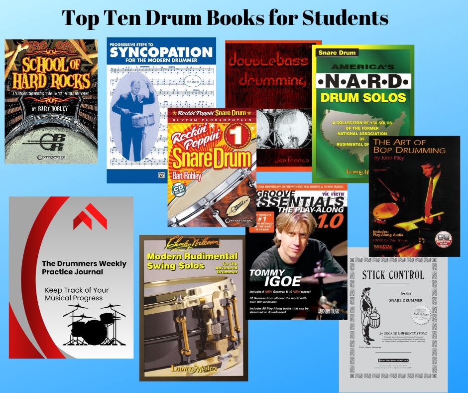 Top Ten Drum Books for Students: My Go-To Resources for Success! | by ...
