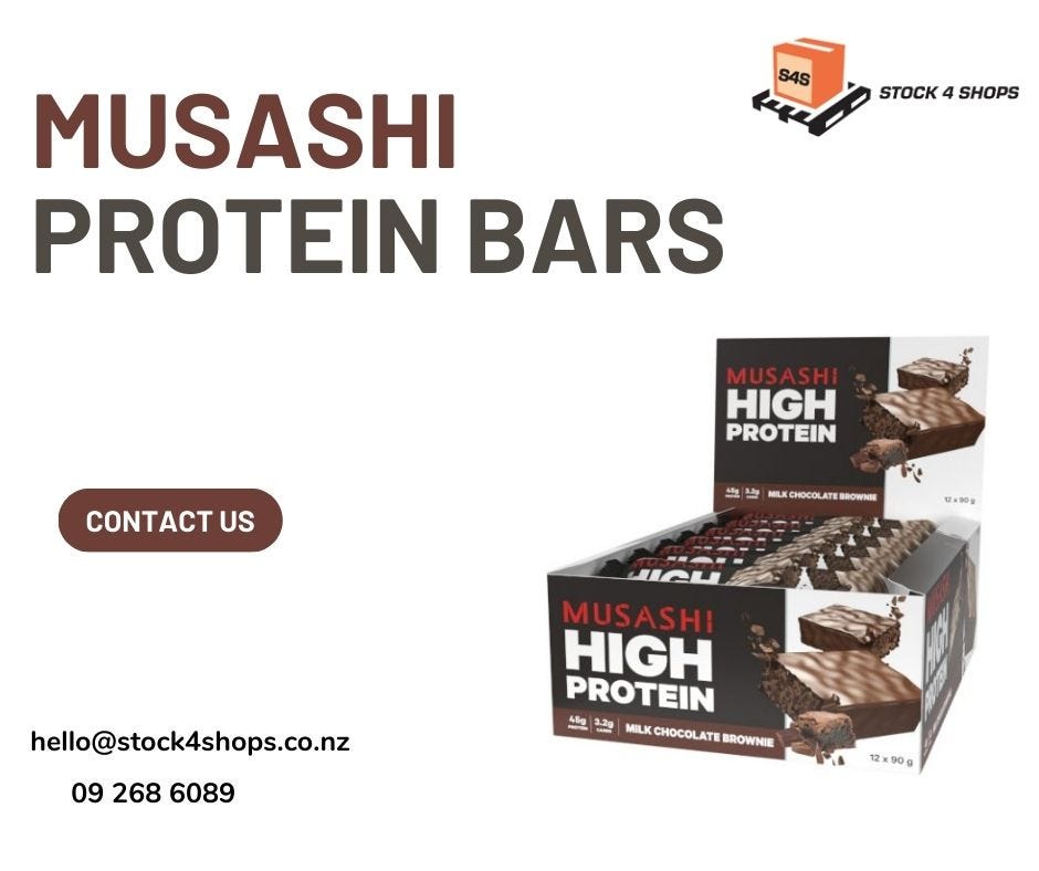 Grab Musashi Protein Bars In Bulk | Wholesale Rates On All Musashi ...