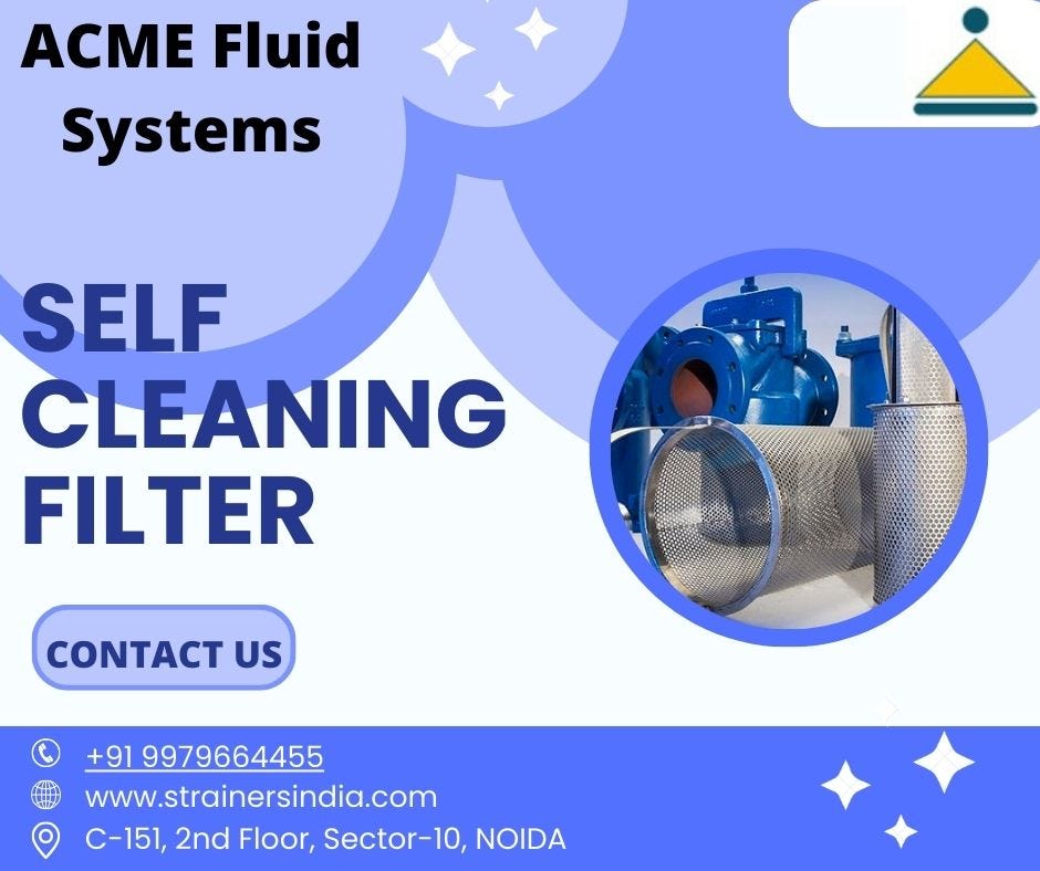 The Future of Air Filtration: Self-Cleaning Filters | by ACME Fluid ...