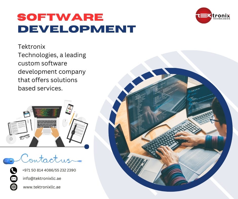 Software Implementation By Tektronix Technologies In Dubai Abu Dhabi And Across The Whole Of