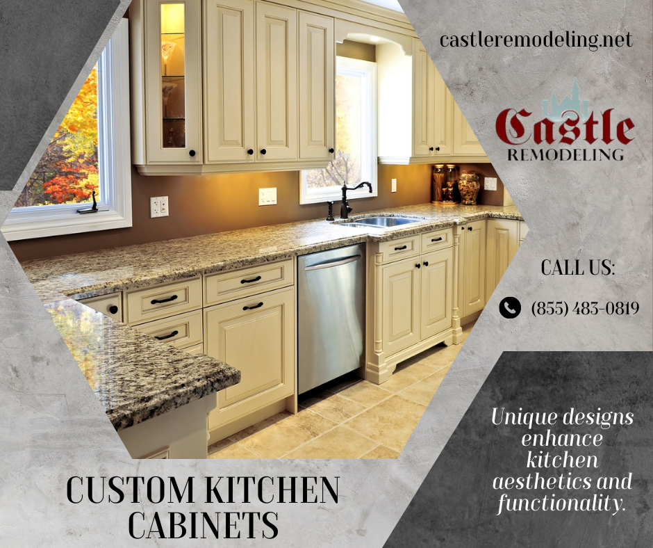 Custom Kitchen Cabinets: Uniquely Yours, Functionally Superior | by CastleRemodeling | Jun, 2024 ...