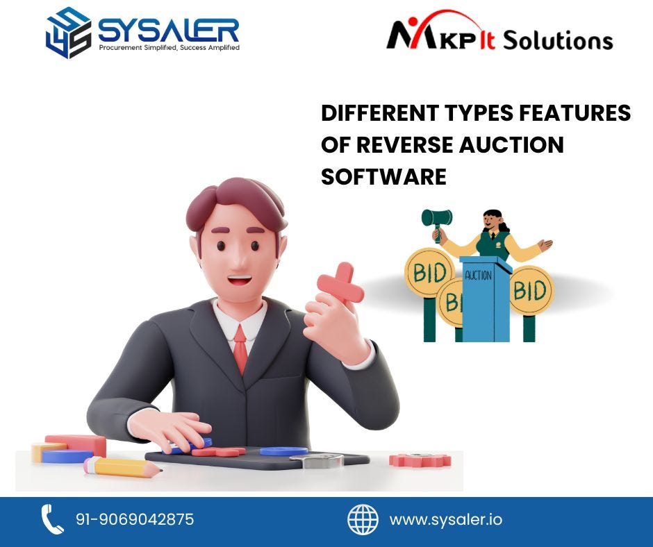 Different types Features of Reverse Auction Software | by ...