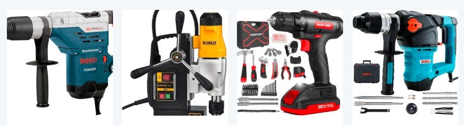 Powerful Coyote Drilling Machines for Sale - Coyote Tools Shop - Medium