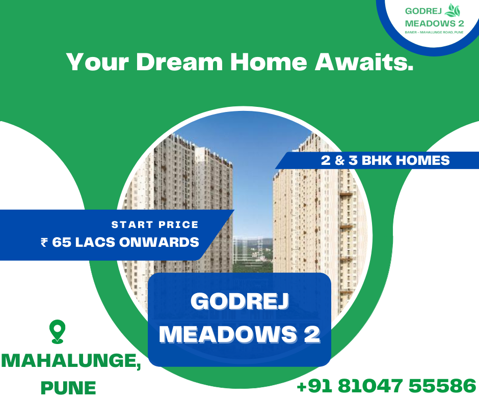 Godrej Meadows Mahalunge- Hinjewadi Hills And Sky, River Below ...