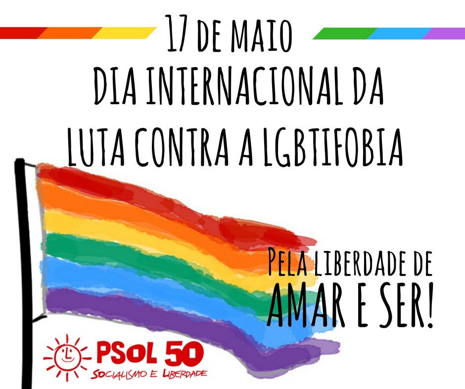 PELA LIBERDADE DE AMAR E SER!. Dia 17 de maio marca o Dia… | by Giana ...