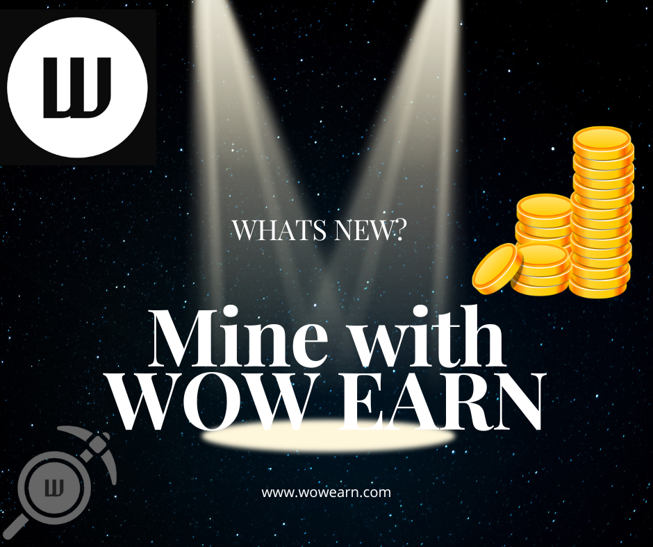 Mine and Earn with WOW EARN.. Cryptocurrency mining is still strange ...