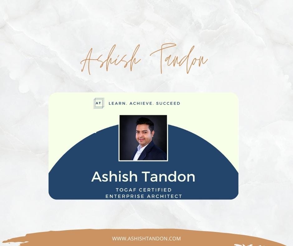 Ashish Tandon | Best TOGAF Enterprise Architecture - Ashish Tandon - Medium