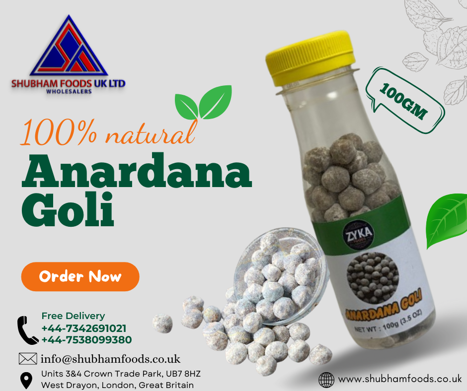 Zyka anardana Goli 100gm - Shubham foods UK - Medium