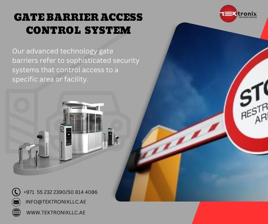 Ai Powered Analytics In Gate Barrier Systems By Tektronix Technologies Across Uae By Aafiya