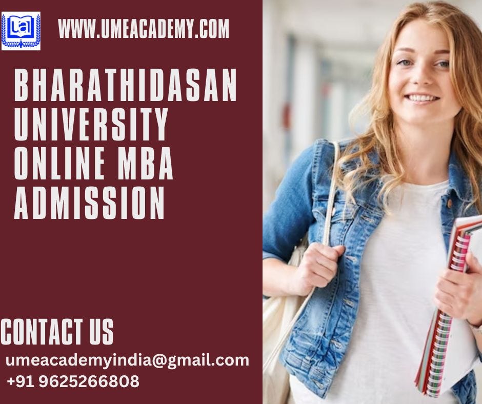 Bharathidasan University Online MBA Admission - umeacademy16 - Medium