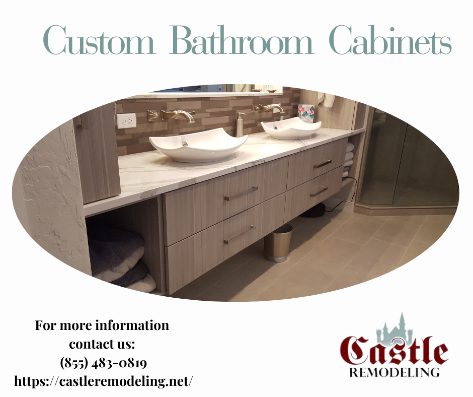 Complete your dream bathroom with custom-designed cabinets from Castle Remodeling. | by ...