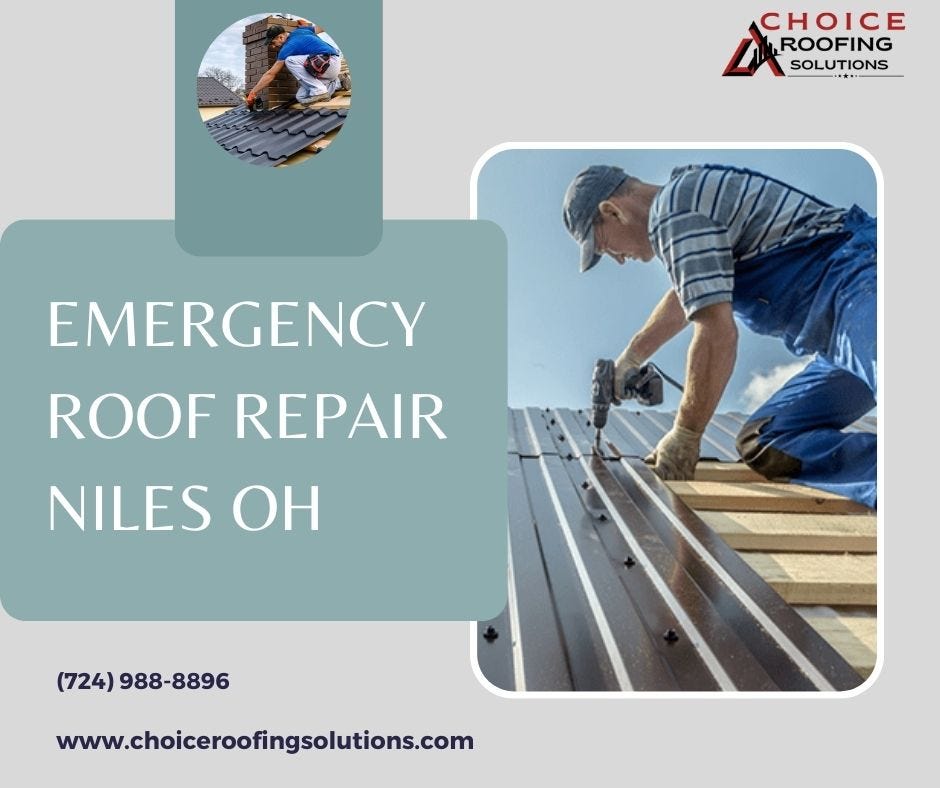 Emergency Roof Repair Niles OH - Choice Roofing Solutions - Medium