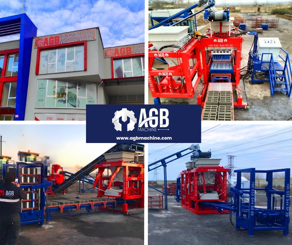 Machine fabrication des parpaings et hourdis - Agb Machines - Medium