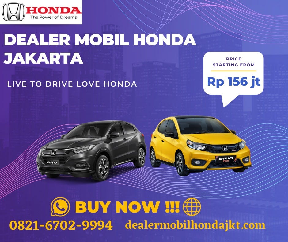 WA 082167029994 - Harga Mobil Honda Di Warunggunung | by Riza Artikel ...
