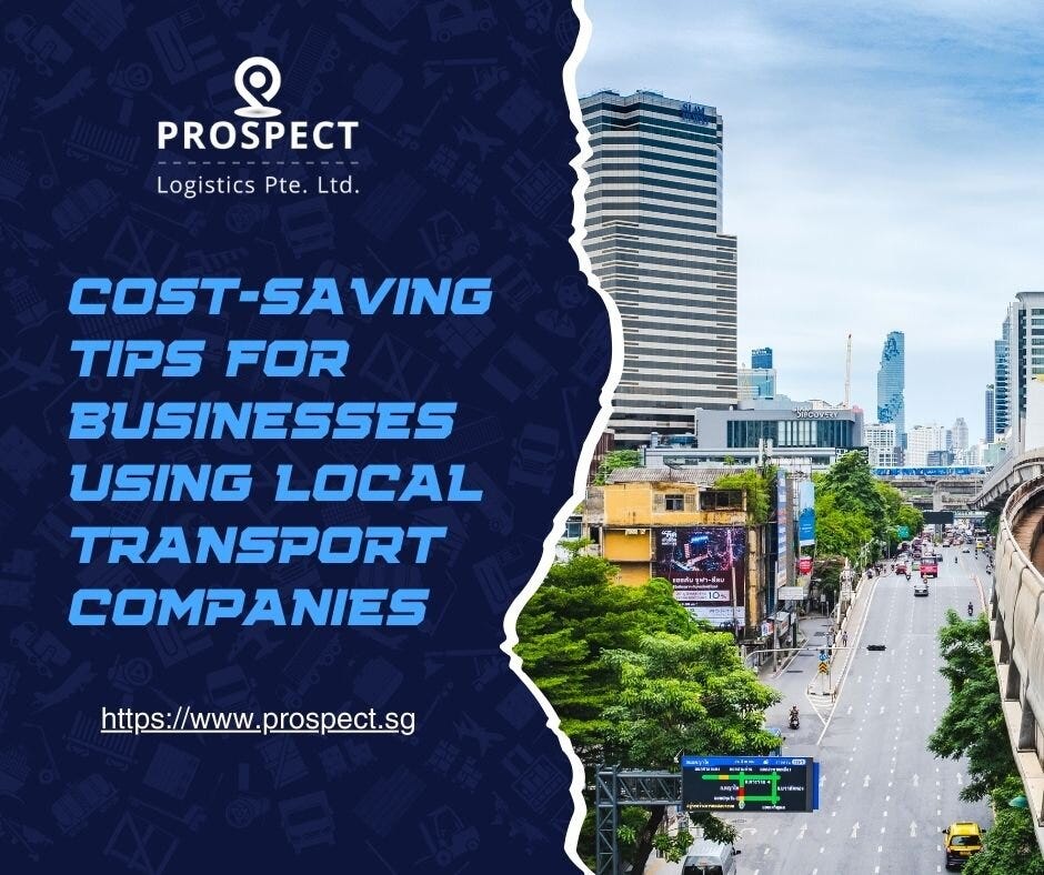 Local transport companies Singapore play a crucial role in ensuring ...