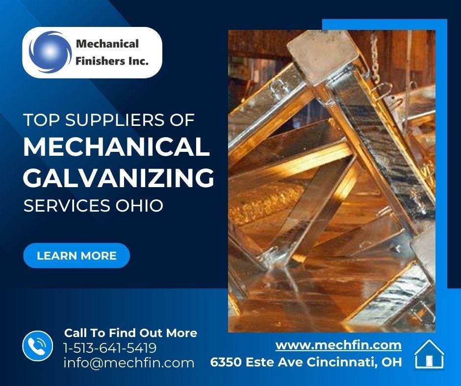 Top Suppliers of Mechanical Galvanizing Services Ohio - Mechanical ...